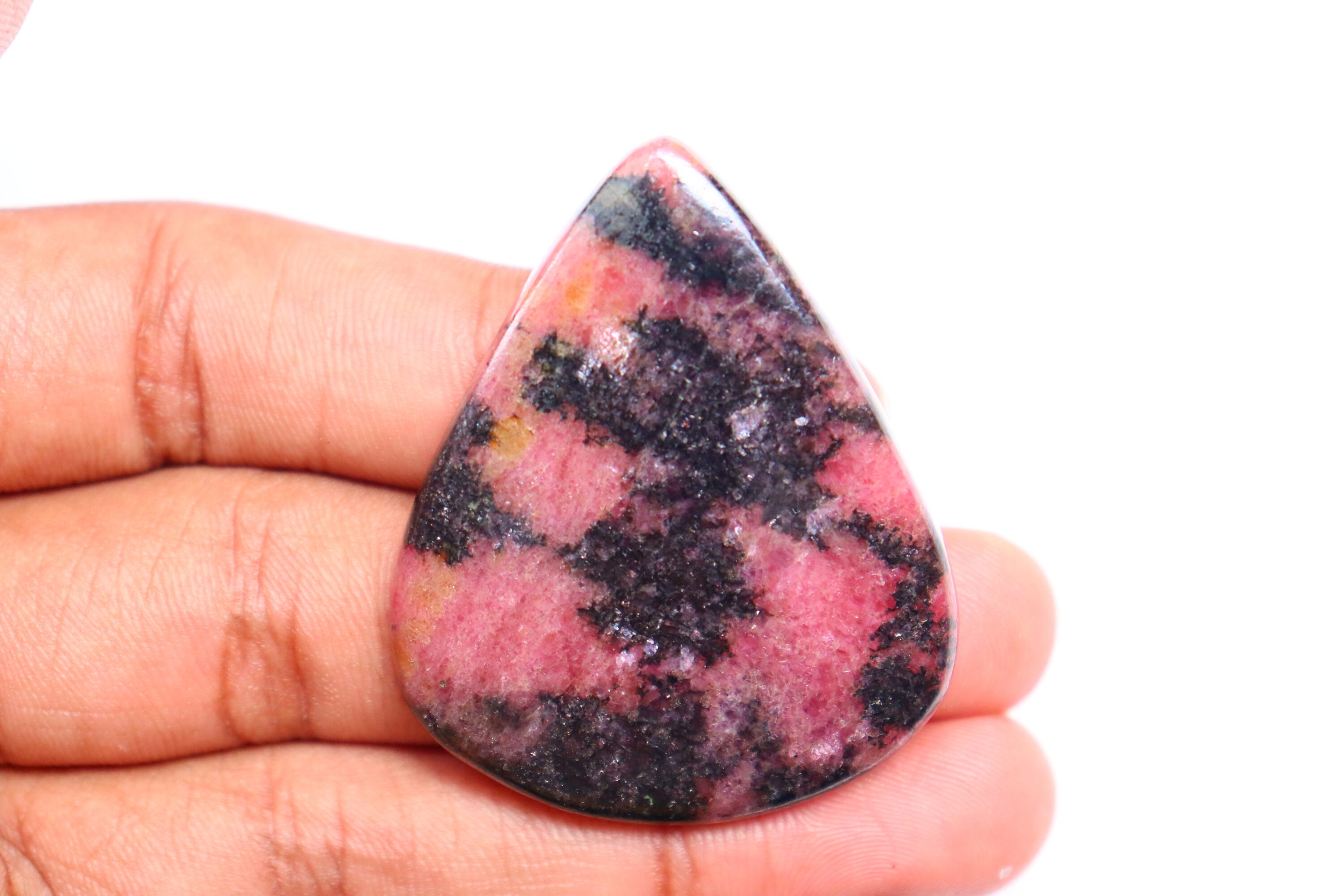 Big Size Rhodonite Cabochon Polished Rhodonite Cabochon - Etsy UK