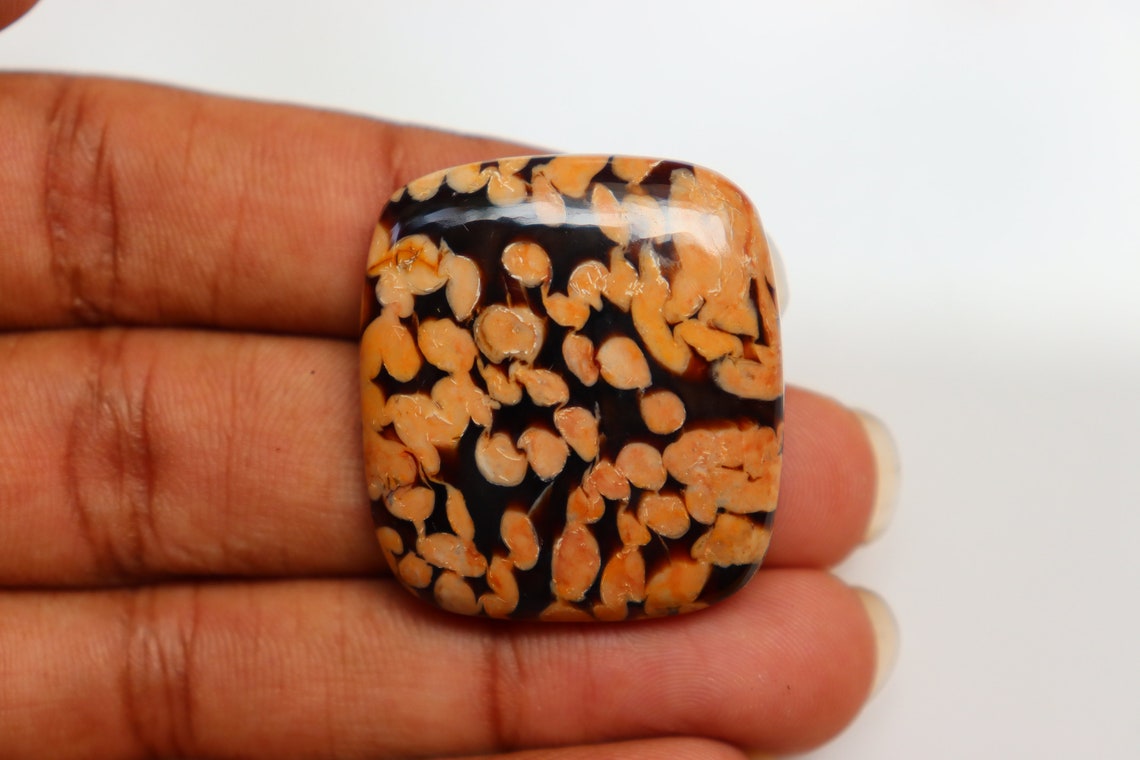 Peanut Wood Jasper Cabochon Peanut Wood Jasper Oval Shape | Etsy