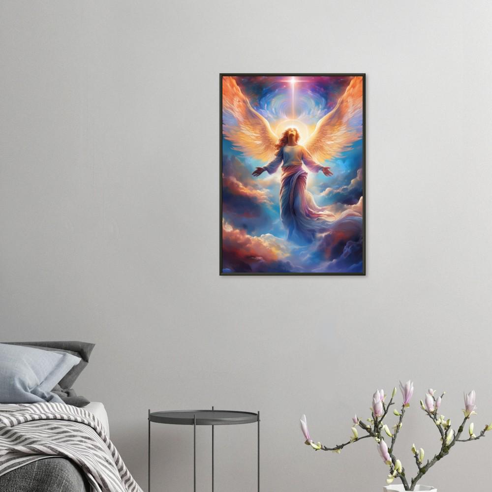 Angel in Heaven Premium Semi-glossy Paper Metal Framed Poster - Etsy