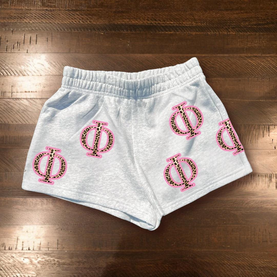 Custom Sorority House Pink Plaid Boxer Shorts, Personalized Rush Merch ...