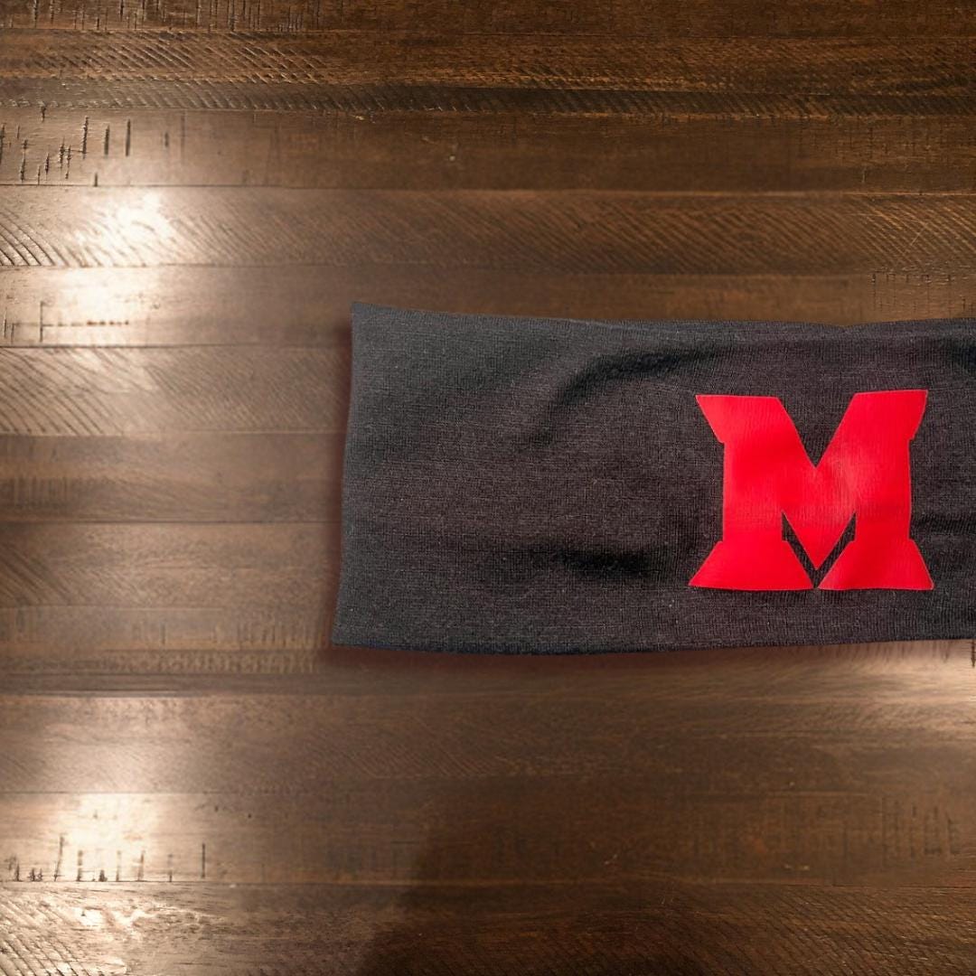 Custom College Elastic Headband: Gameday Sports Fan Accessory - Etsy