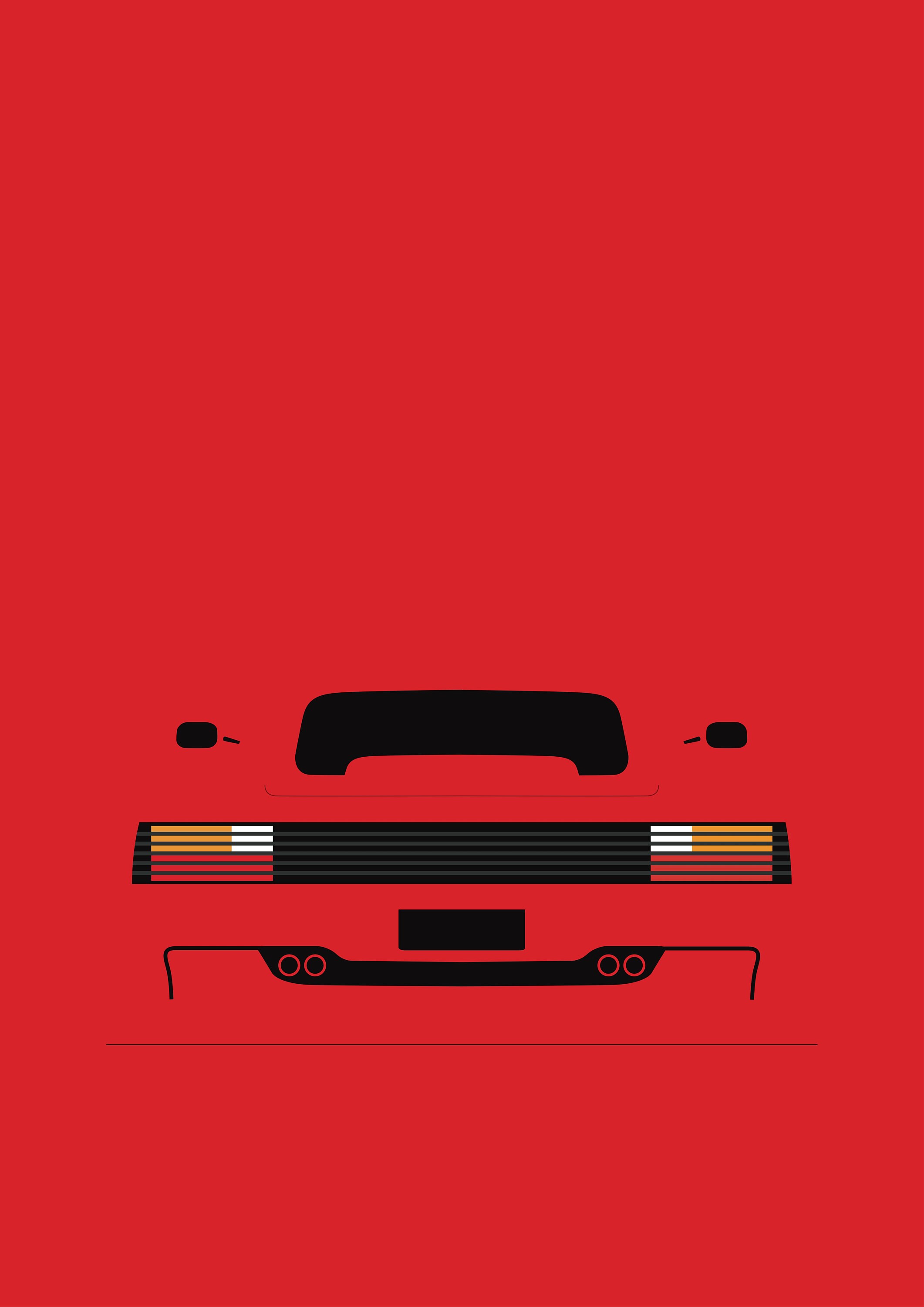 Poster Poster Ferrari Testarossa - Etsy