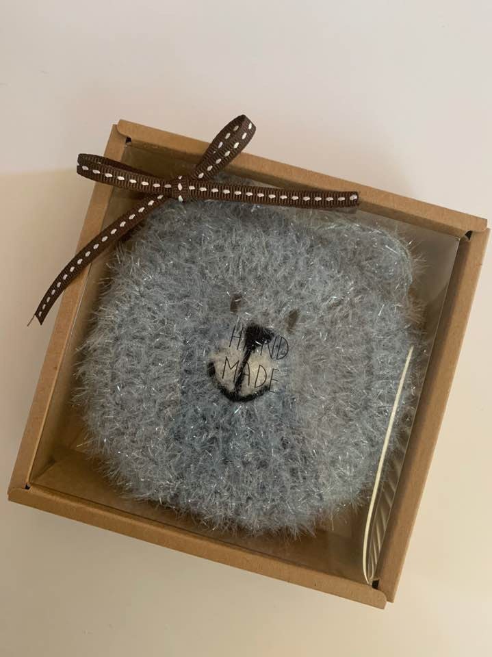 Bear Face Crochet Scrubby for Washing Dishes - Etsy