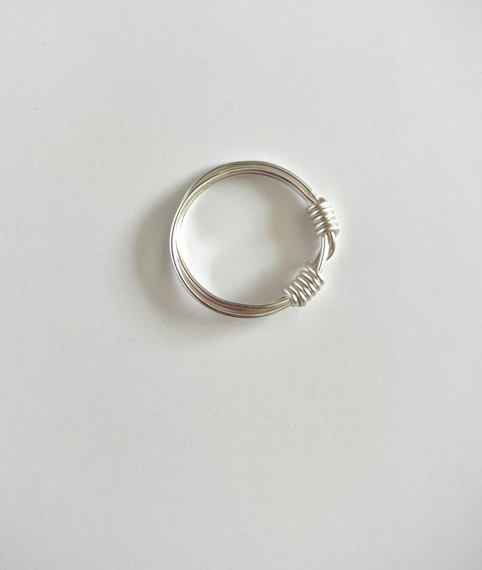 Gold and Silver Wire Wrapped Ring Dainty Wire Wrapped Ring - Etsy