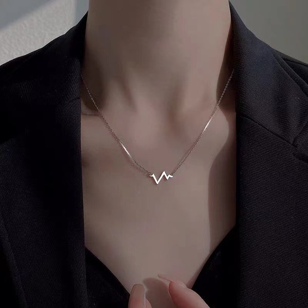 Zig Zag Necklace - Etsy