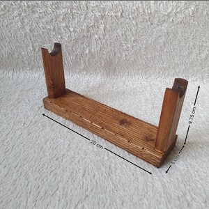 Handcrafted Wand or Baton Stand With Hand Applied Decorative Edging in ...