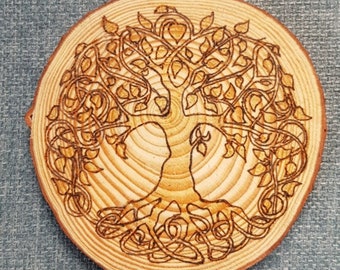 Tree Pyrography | Etsy