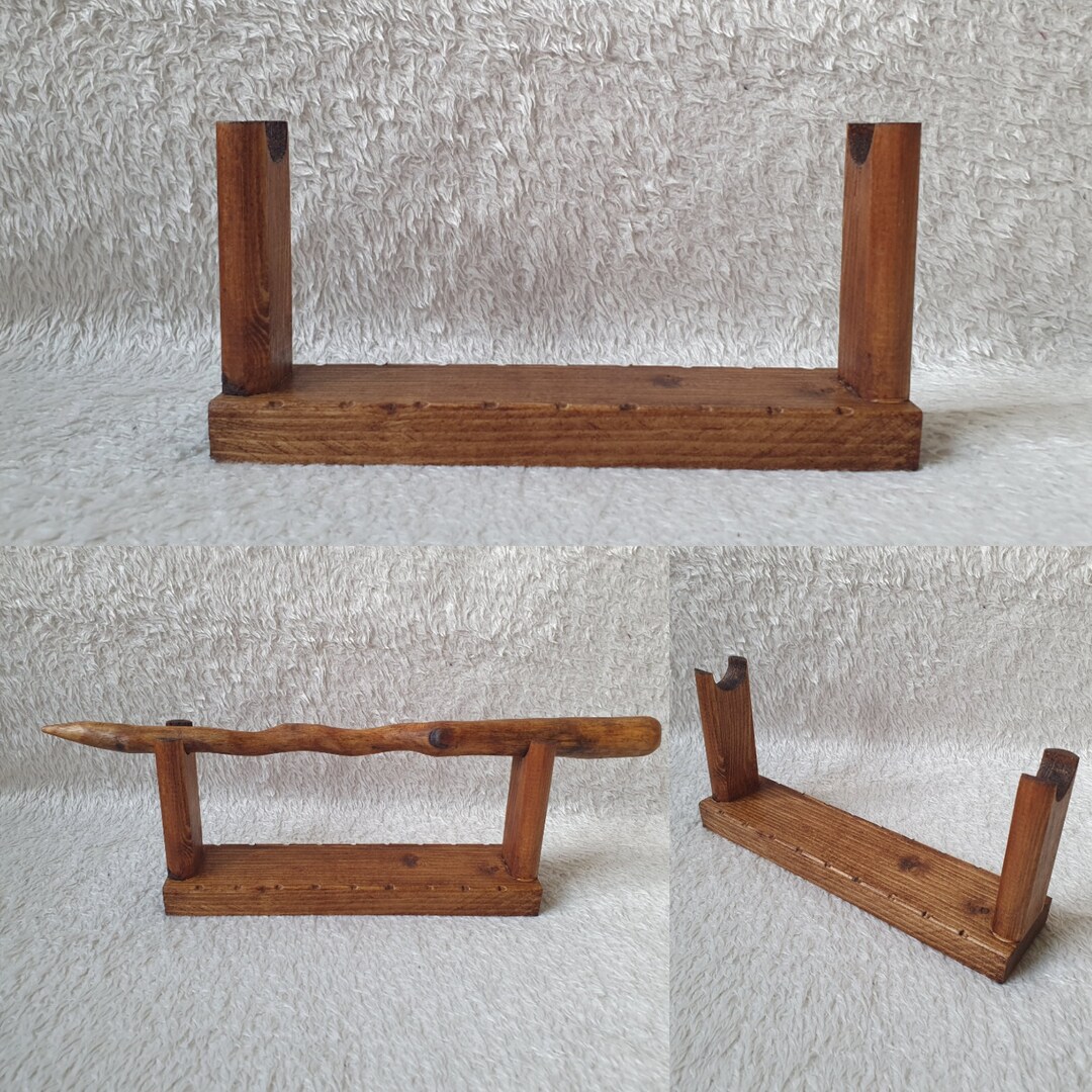 Handcrafted Wand or Baton Stand With Hand Applied Decorative Edging in ...