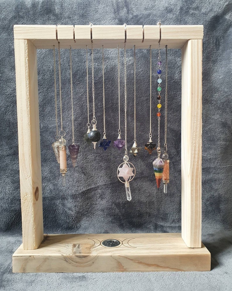 Handmade Pendulum Stand / Holder for 14 Pendulums With Incense | Etsy