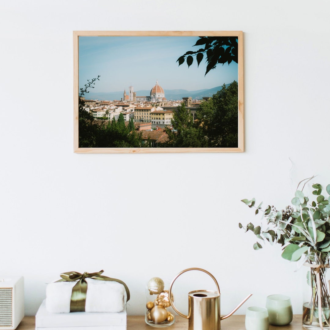 Florence Color Skyline Print, Florence Travel Printable Poster ...