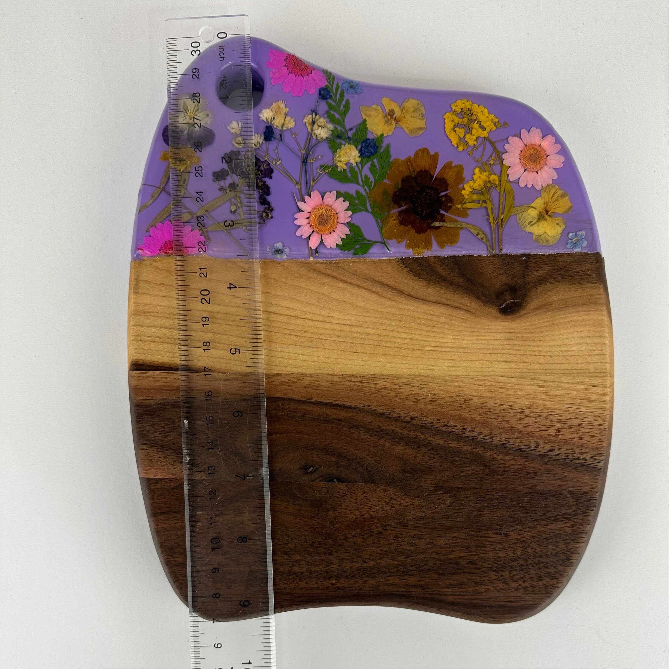 Floral Cheese Boards: Real Dried & Pressed Flowers on Walnut - Etsy