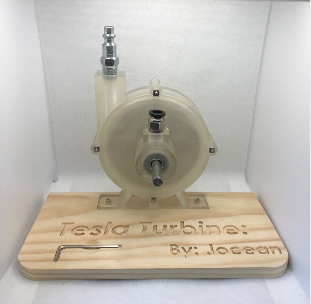 Tesla Turbine 3D Printed Casing. STL/DWG Files - Etsy