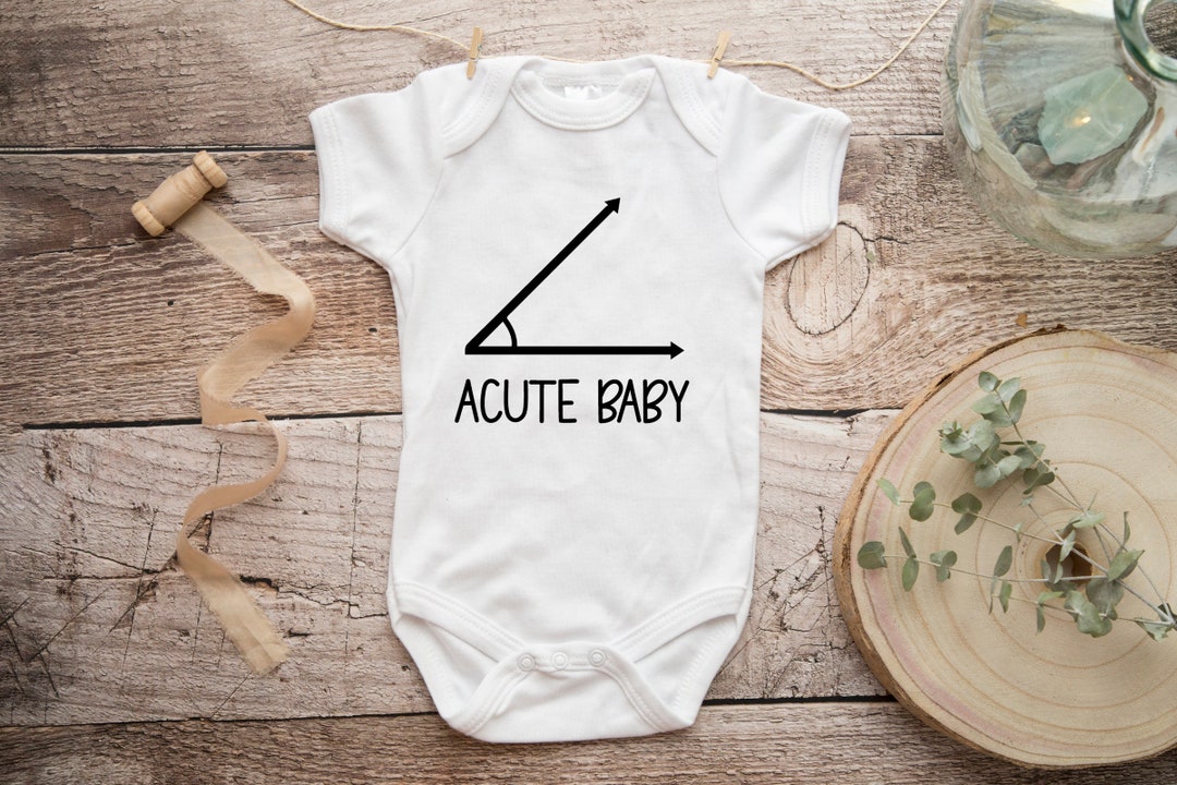 Acute Baby Onesie / Funny Math Onesie / Baby Shower Gift - Etsy