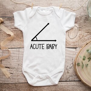 Acute Baby Onesie / Funny Math Onesie / Baby Shower Gift - Etsy