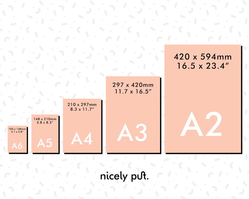 Cute Pink Kitten Art Print A6 A5 A4 A3 A2 Unframed Pastel Cat Graphic ...