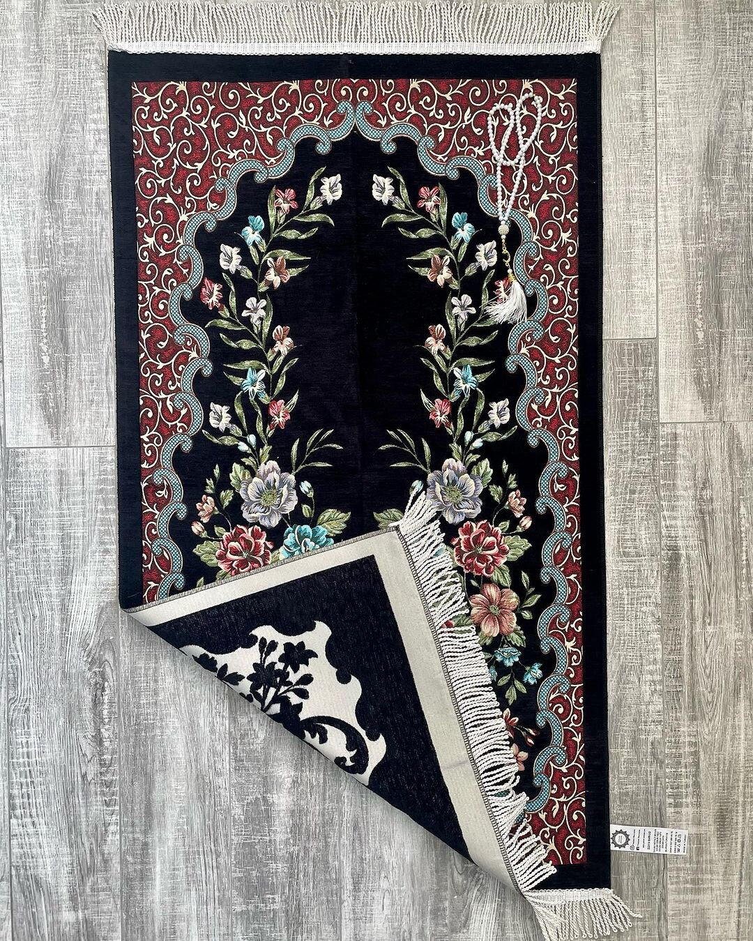 Turkish Design Rug Pray Mat Medieval Tulips Prayer Mat - Etsy