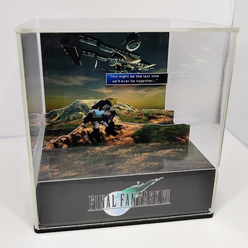 Final Fantasy VII Cube Diorama 3D Videogame Gift for Gamer | Etsy