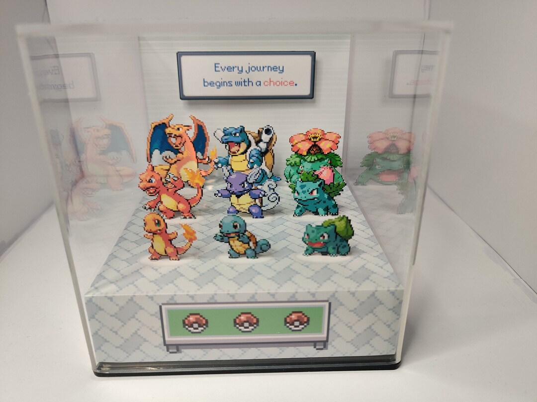 Diorama Cube Pokemon Starter / Starter Pokémon - Etsy Australia