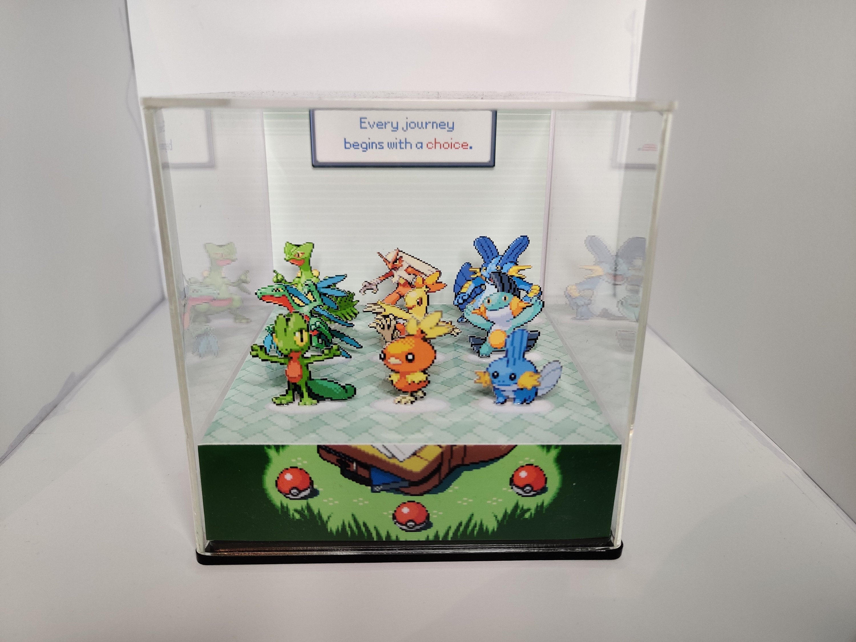 Diorama Cube Pokemon Ruby-Sapphire Starter / Pokémon Start | Etsy