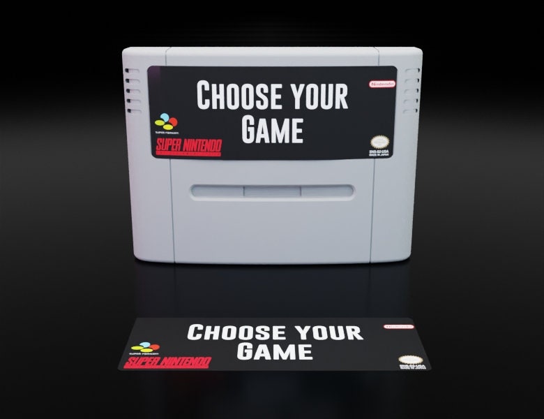 Super Nintendo Label PAL/US/JAP Snes Cartridge Label - Etsy