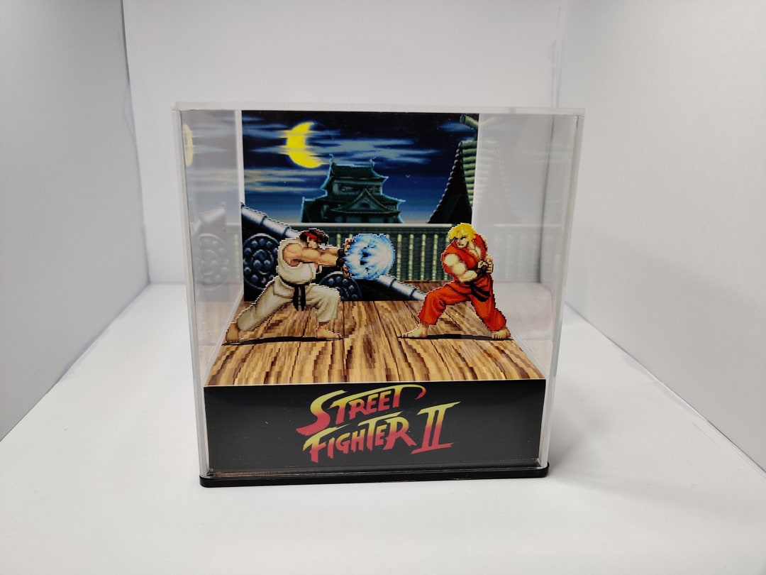 Diorama Cube Street Fighter II | Choose Your Fighters | Retrogaming ...
