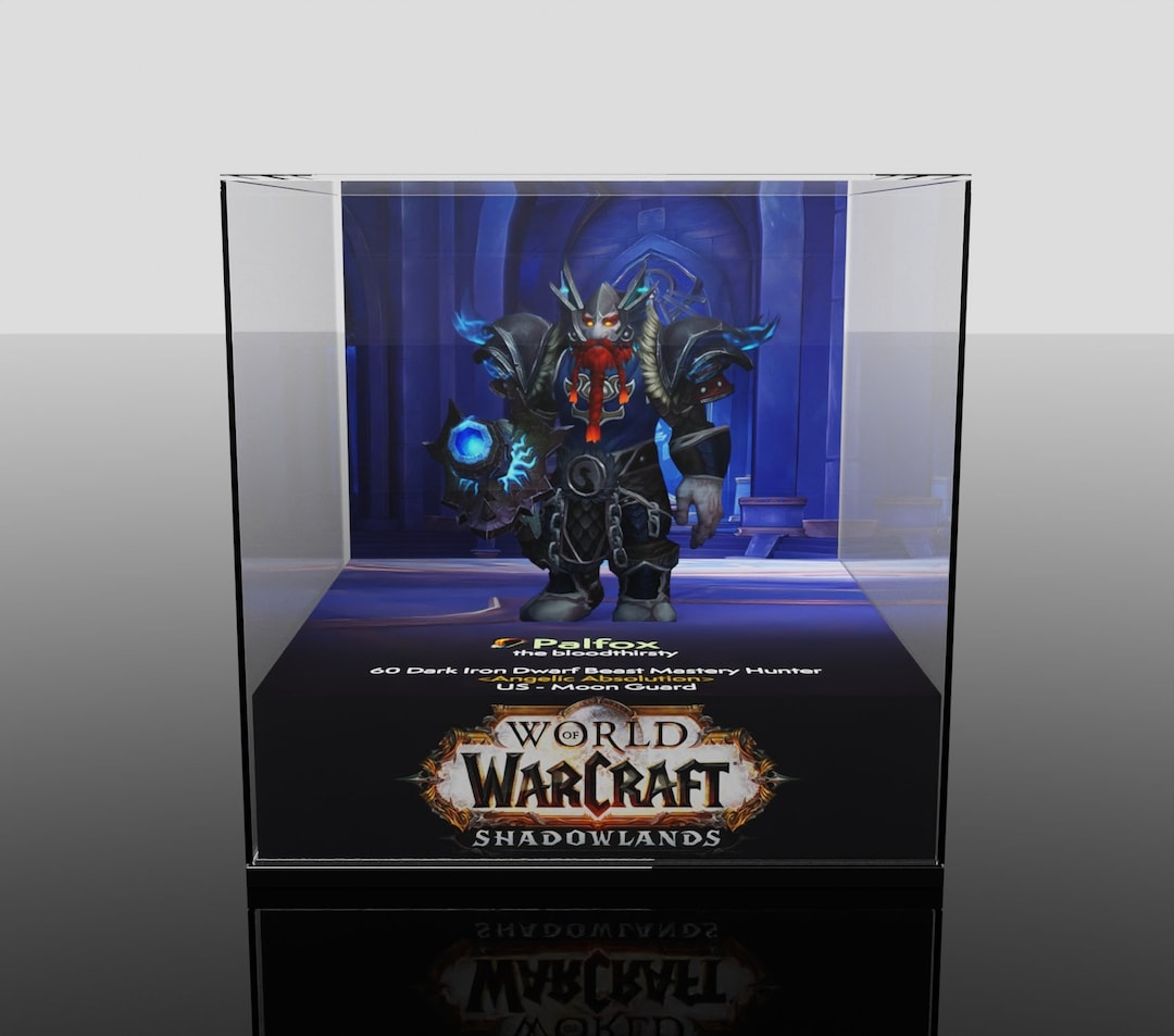 World of Warcraft Custom Character Diorama Cube – Your Wow Character ...