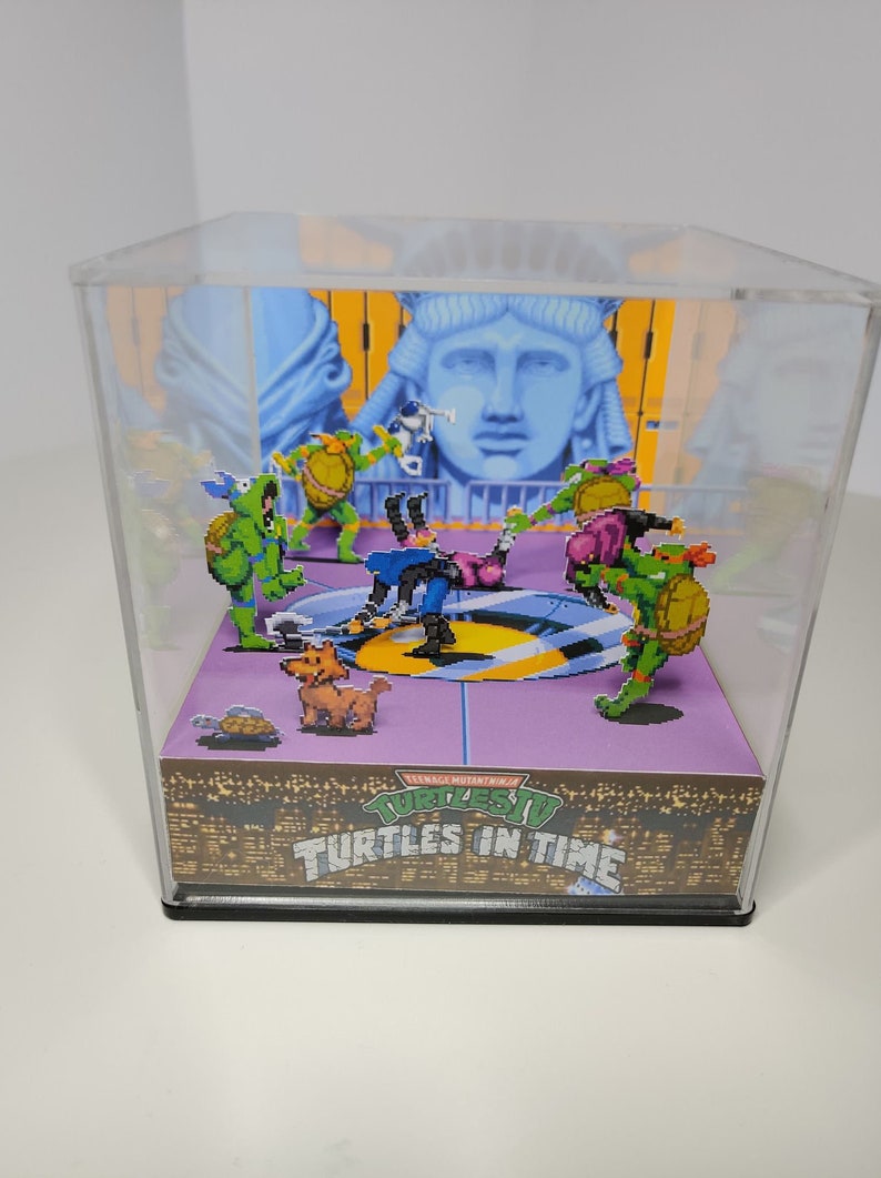 Diorama Cube Teenage Mutant Ninja Turtles IV: Turtles in Time - Etsy