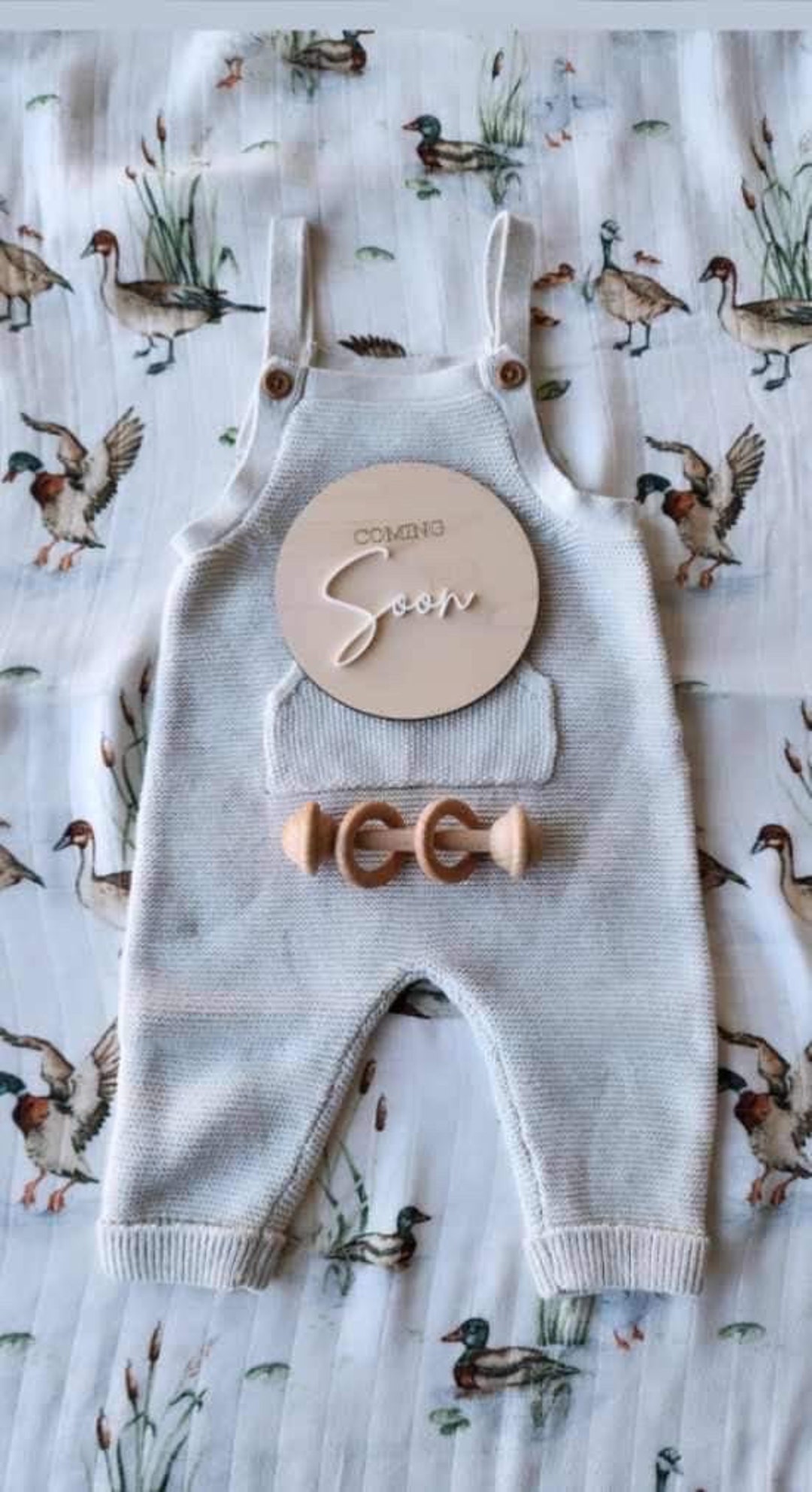 Personalized Pregnancy Announcement Sign | Coming Soon With Due Date ...