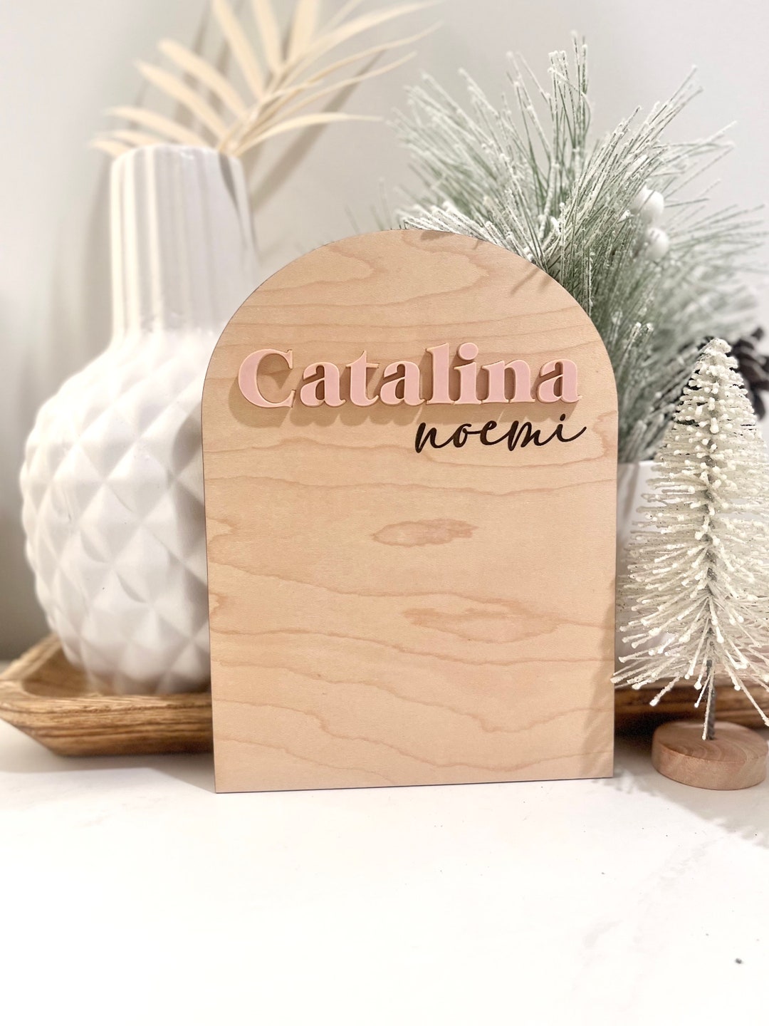 Newborn Footprint Sign, Birth Announcement Sign for Hospital, Arch Baby ...