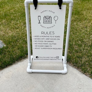 Soft Play Rules Sign | Rules Sign | Acrylic Sign - Etsy