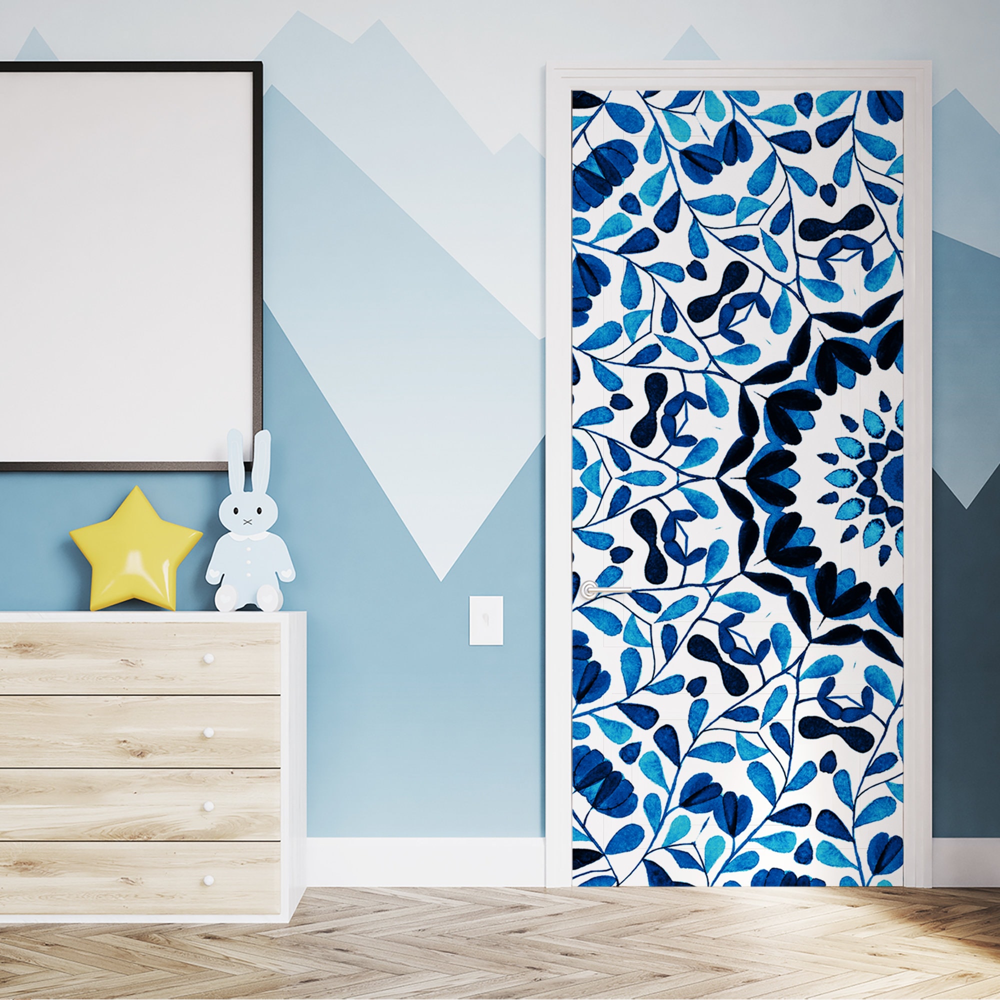 Trendy Natural Beauty Self-adhesive Door Stickers Designs 2023 | Shop ...