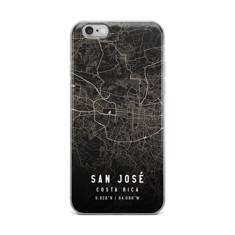 San José Costa Rica City Map Case for Iphone 14 Iphone 14 - Etsy