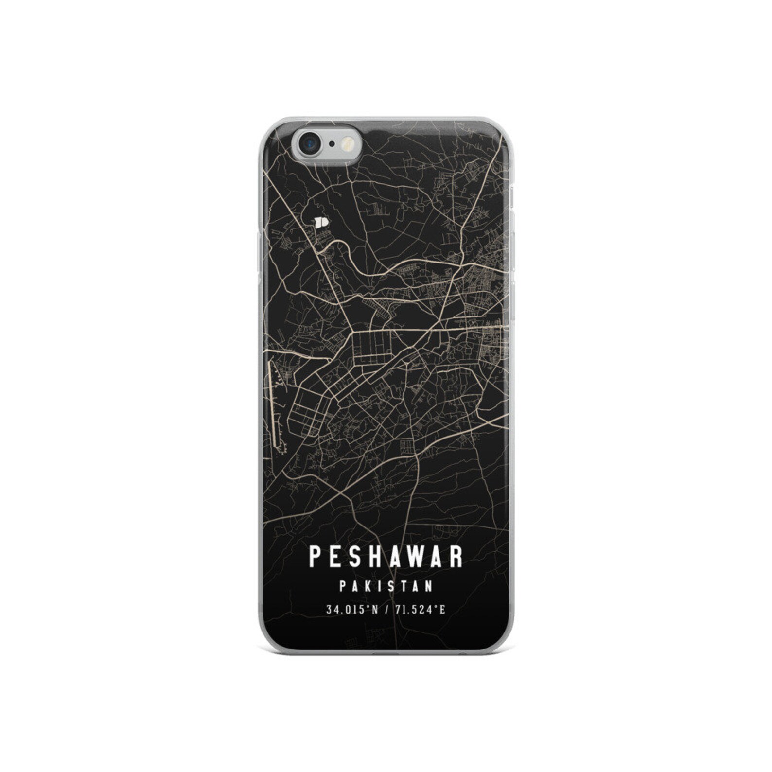 Peshawar Pakistan City Map Case for Iphone 14 Iphone 14 - Etsy