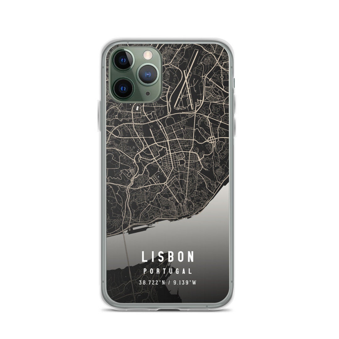 Lisbon Portugal City Map Case for iPhone 14, iPhone 14 Plus/pro/pro Max ...