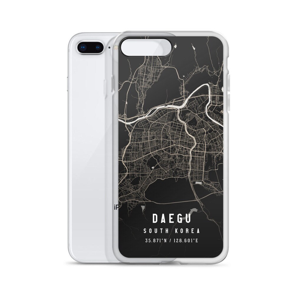 Daegu South Korea City Map Case For iPhone 12 iPhone 12 | Etsy