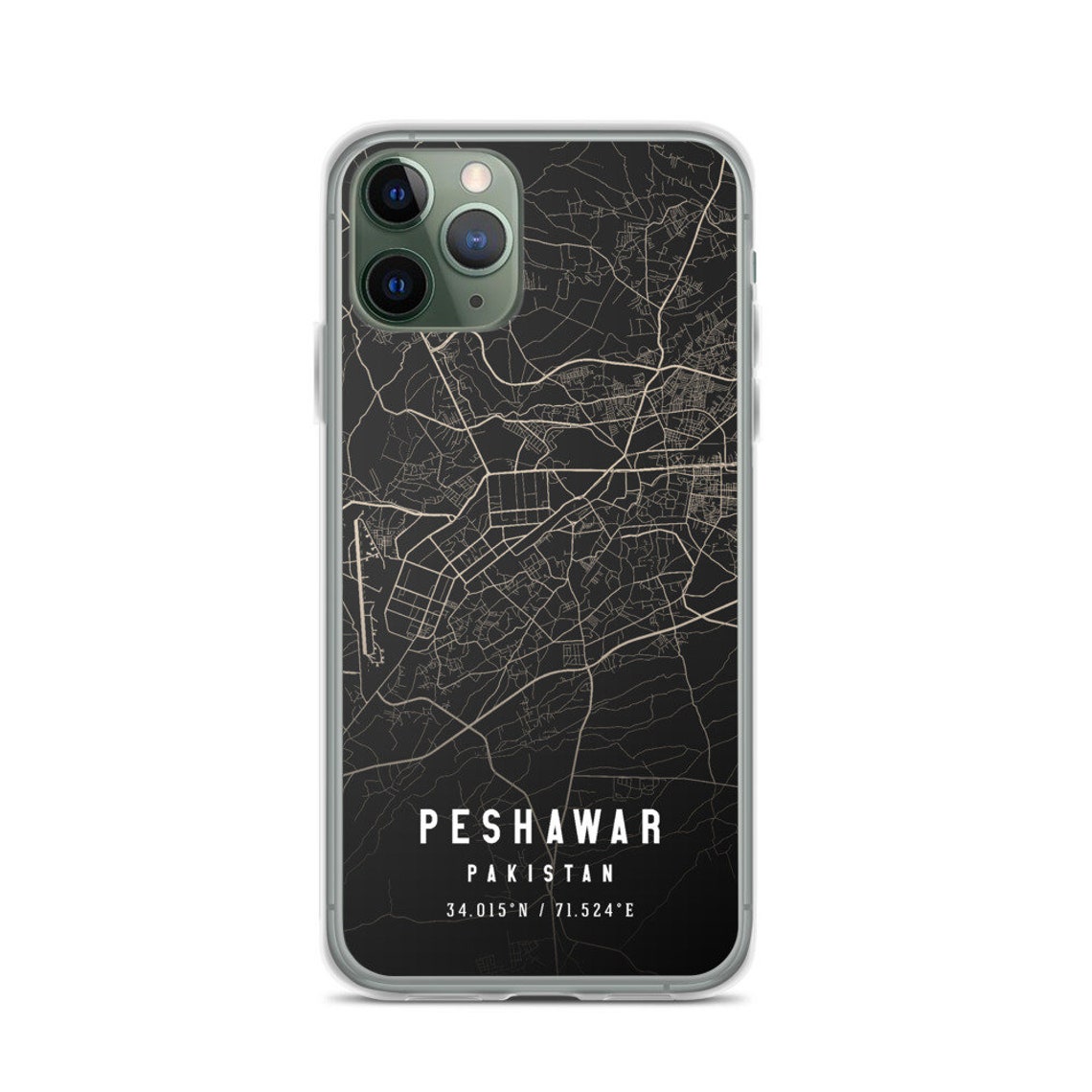 Peshawar Pakistan City Map Case for Iphone 14 Iphone 14 - Etsy