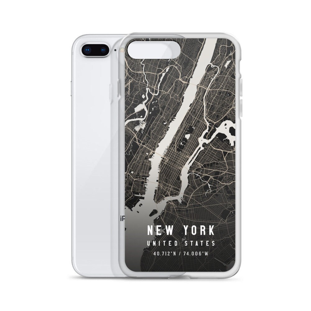 New York City New York City Map Case for Iphone 12 Iphone 12 | Etsy