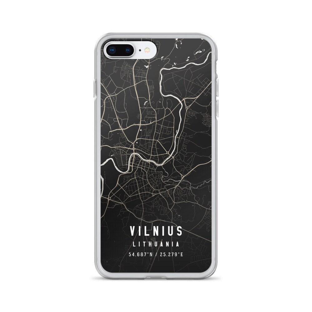 Vilnius Lithuania City Map Case for Iphone 12 Iphone 12 | Etsy