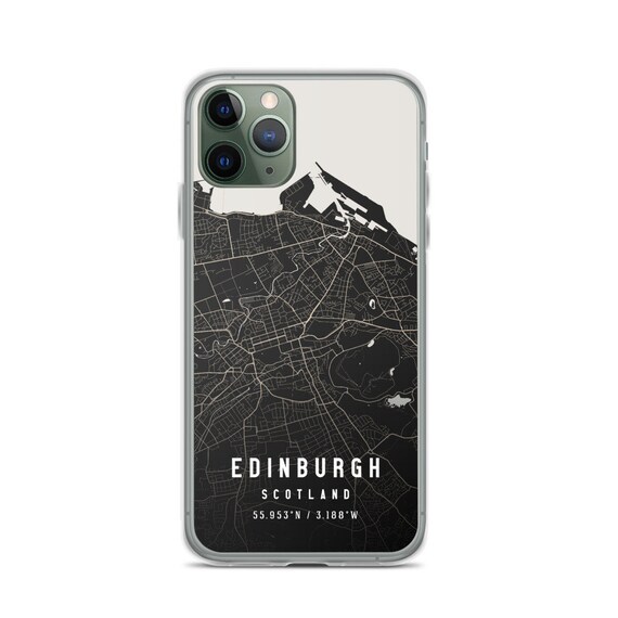 Edinburgh Scotland City Map Case for Iphone 12 Iphone 12 | Etsy