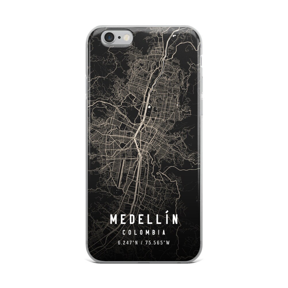 Medellín Colombia City Map Case for Iphone 12 Iphone 12 | Etsy