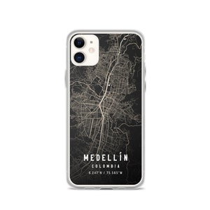 Medellín Colombia City Map Case for iPhone 14, iPhone 14 Plus/pro/pro ...