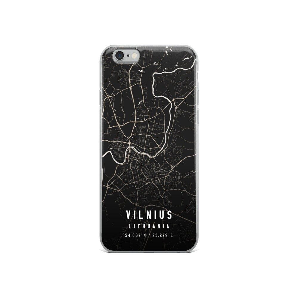 Vilnius Lithuania City Map Case for Iphone 12 Iphone 12 | Etsy
