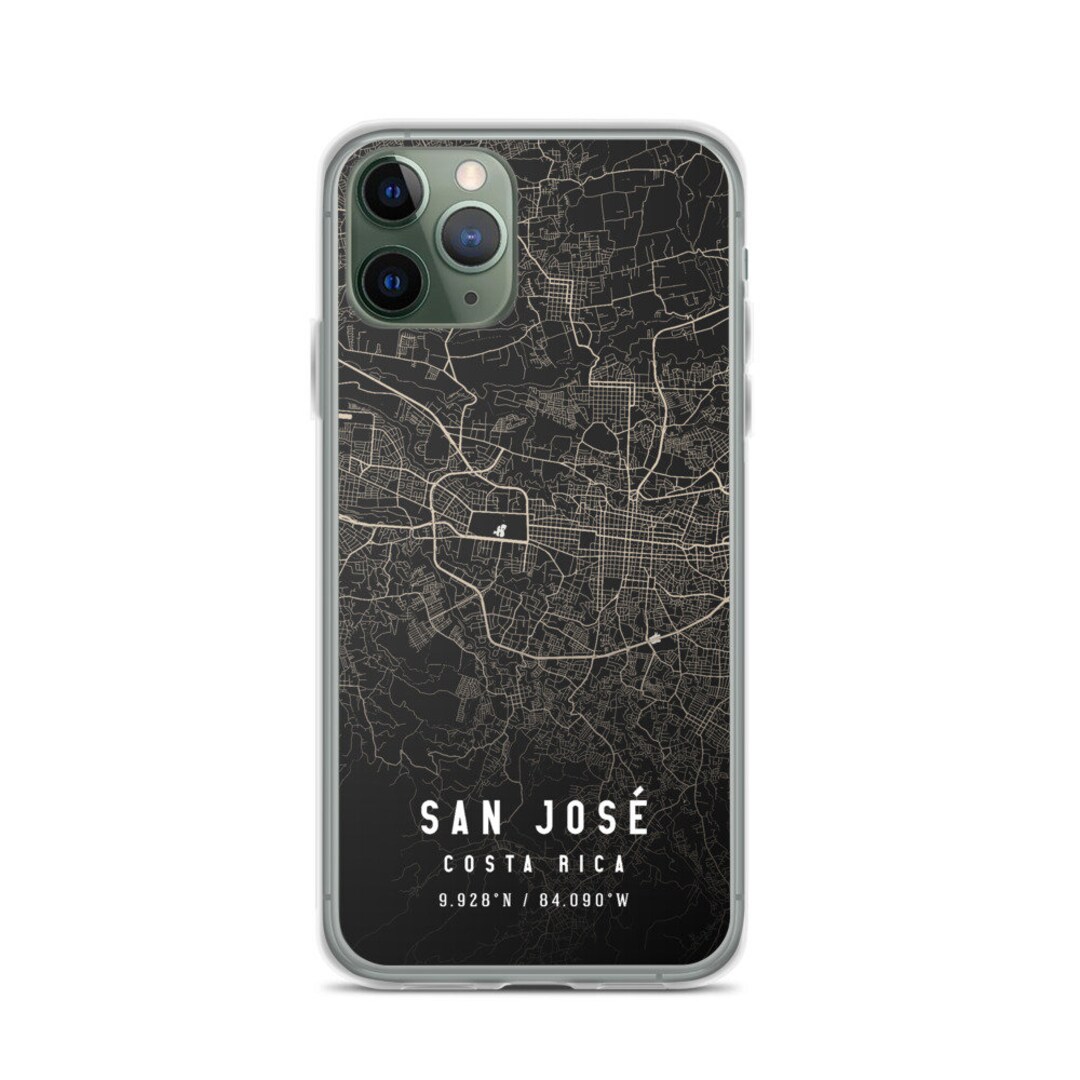 San José Costa Rica City Map Case for iPhone 14, iPhone 14 Plus/pro/pro ...