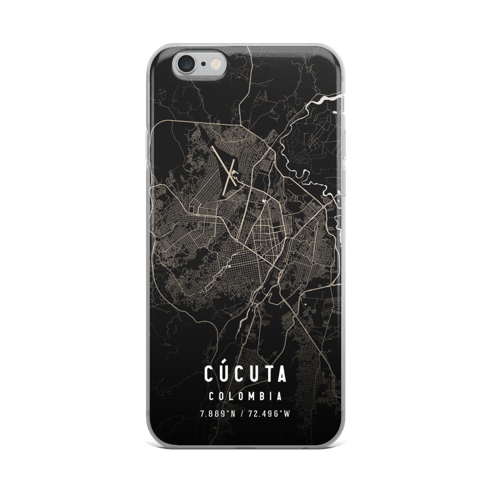 Cúcuta Colombia City Map Case for Iphone 12 Iphone 12 Pro/pro | Etsy