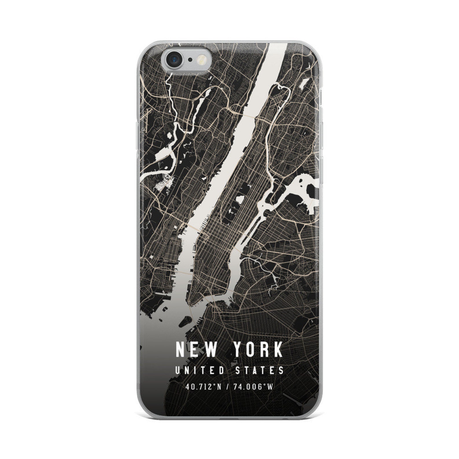 New York City New York City Map Case for Iphone 12 Iphone 12 | Etsy