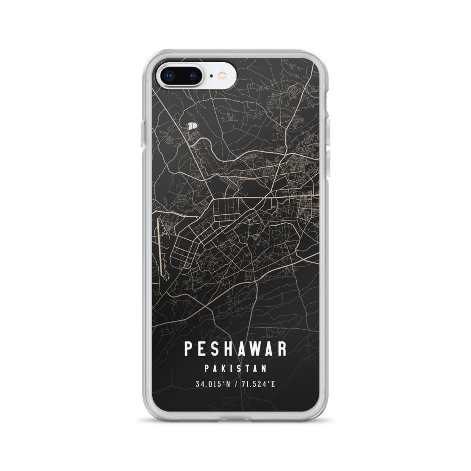 Peshawar Pakistan City Map Case for Iphone 14 Iphone 14 - Etsy