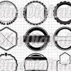 SVG Stamps, Labels and Badges EPS Vector Blank Stamps Set of PNG Stamps ...