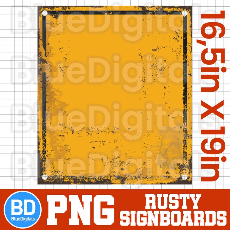 Blank PNG Signboards 4 Rusty Sign Boards Damaged PNG Signboard Set PNG ...