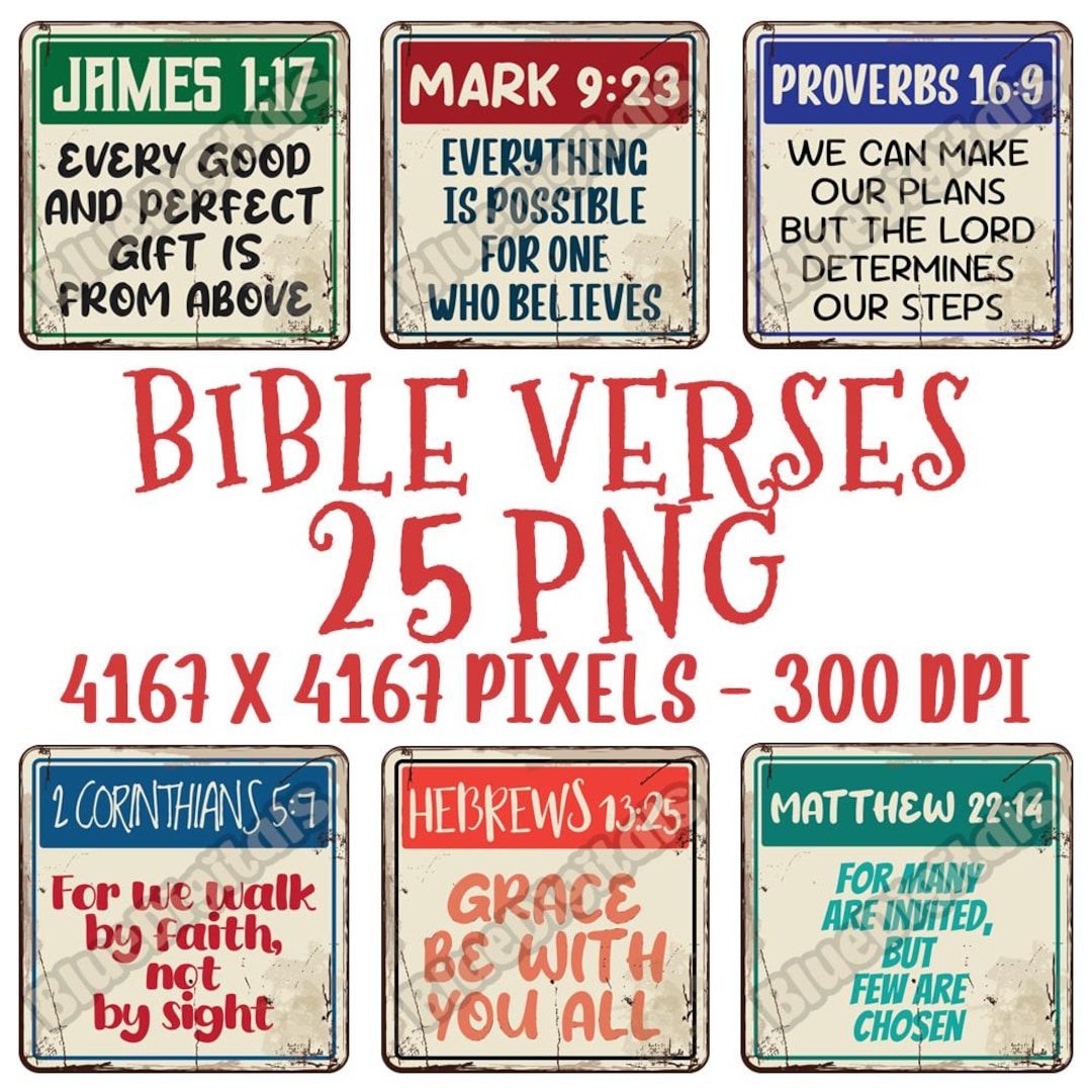 Bible Verses Png Bundle, Bible Quotes Png, Jesus Christ Quote Png, God ...