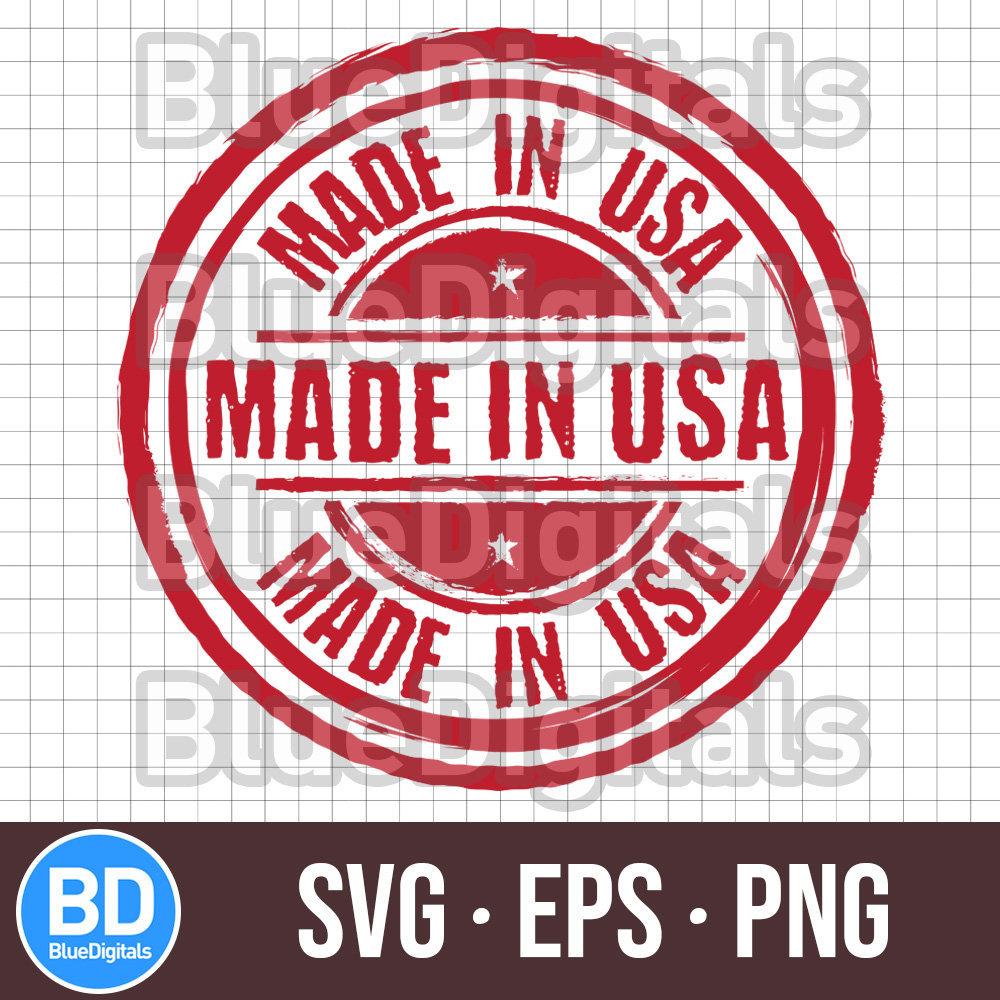 Made In Usa Stamp Png